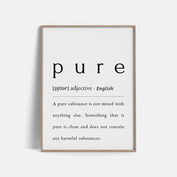 Pure Definition Poster Printable Wall Poster Your Pure Heart Etsy pure-definition-poster-printable-wall-poster-your-pure-heart-etsy