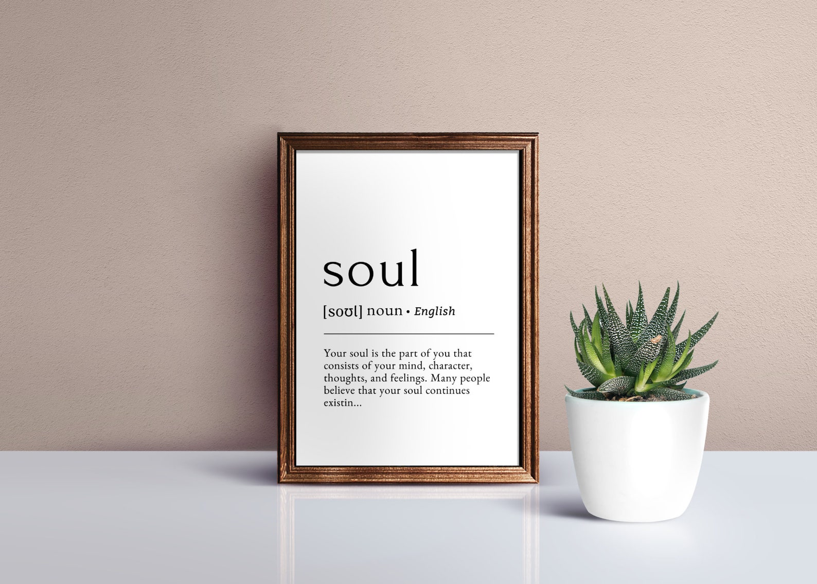 Soul Definition Poster Printable Wall Art INSTANT DOWNLOAD - Etsy
