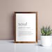 Soul Definition Poster Printable Wall Art INSTANT DOWNLOAD - Etsy