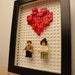 LEGO Love Theme Frame With Personalized Minifigures - Etsy