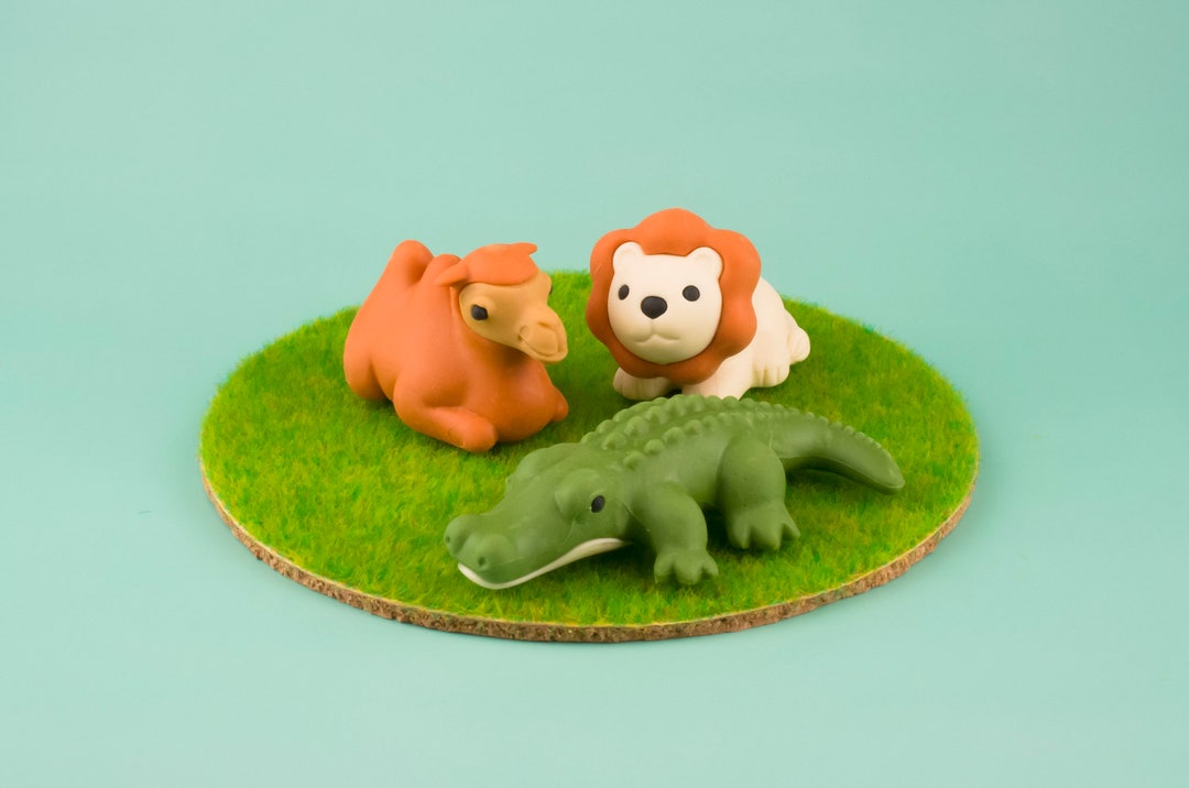 Wild Animal 02 Eraser Rubber Stationery Iwako Japan "separately Options ...
