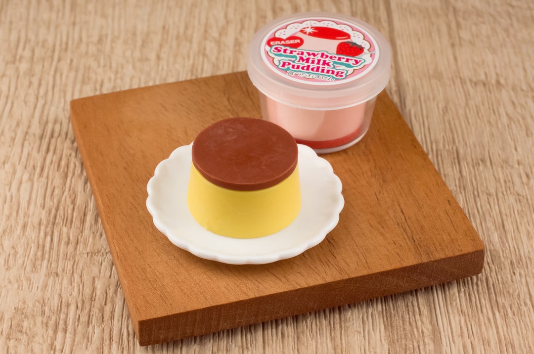 Pudding Eraser Rubber Stationery Iwako Japan Confection Snack Sweets ...