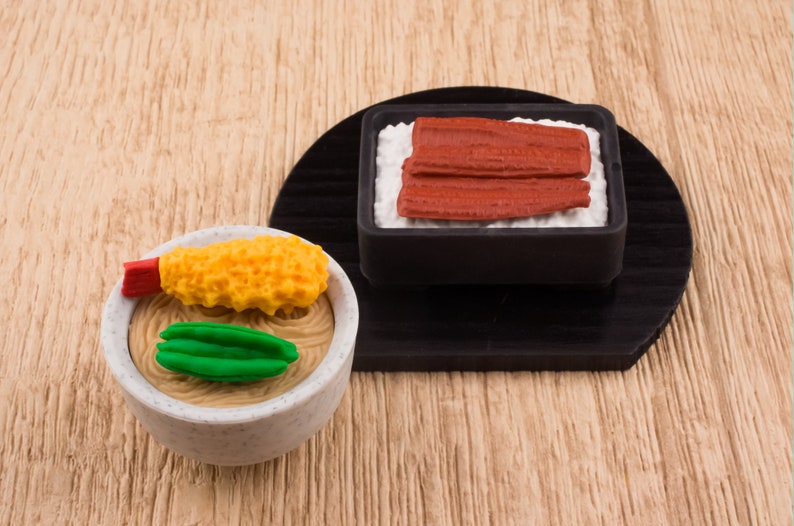 Iwako Japanese Food Eraser: Unagi, Tempura Soba - Etsy
