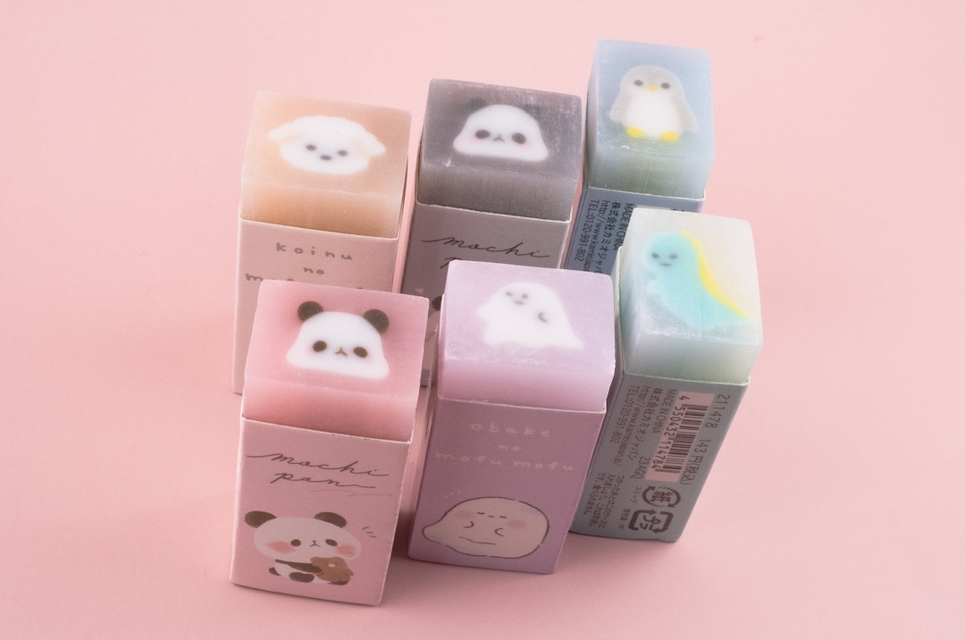 Animal Semi-transparent Eraser 03 Stationery Rubber Japan Mochipan Dog ...