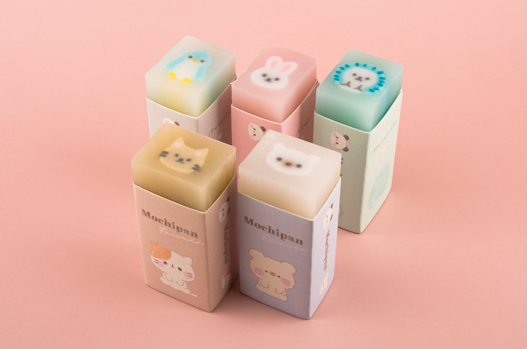 Animal Semi-transparent Eraser 01 Stationery Rubber Japan Mochipan ...