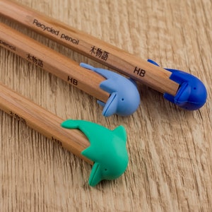 Fruits & Dolphin Small Topper Pencils Eraser "set 3" Rubber Iwako Japan ...