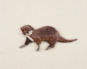 Iron on Otter Patch - Etsy