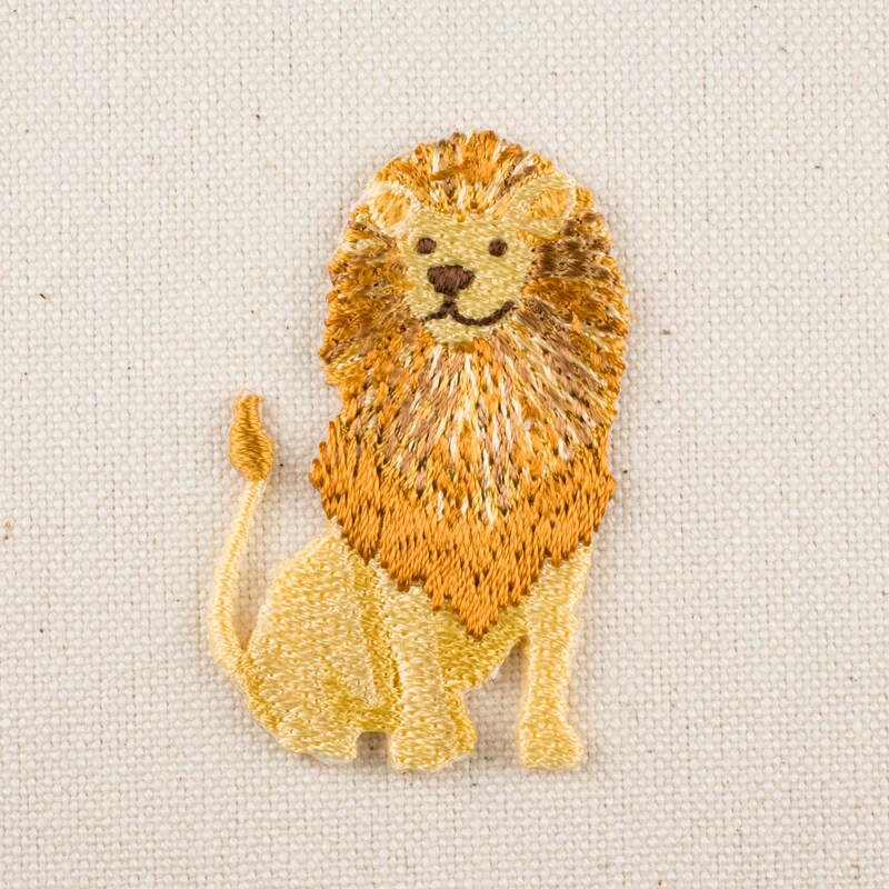 Lion Applique - Etsy