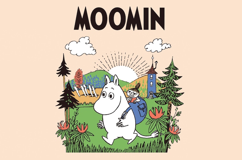 Moomin Character Iron-on Patch: Embroidered Applique, Japan - Etsy