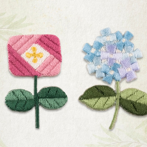 Hydrangea Embroidery - Etsy