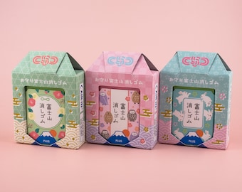 Mt. Fuji Eraser Mount Fuji Mountain Sakura Pink Japan Rubber Tools ...