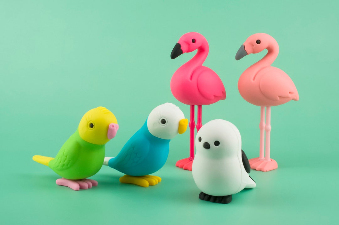 Bird Eraser Rubber Stationery Iwako Japan "separately Options" Long ...