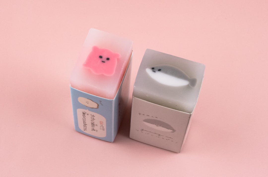 Ancient Fish Semi-transparent Eraser Stationery Rubber Japan ...
