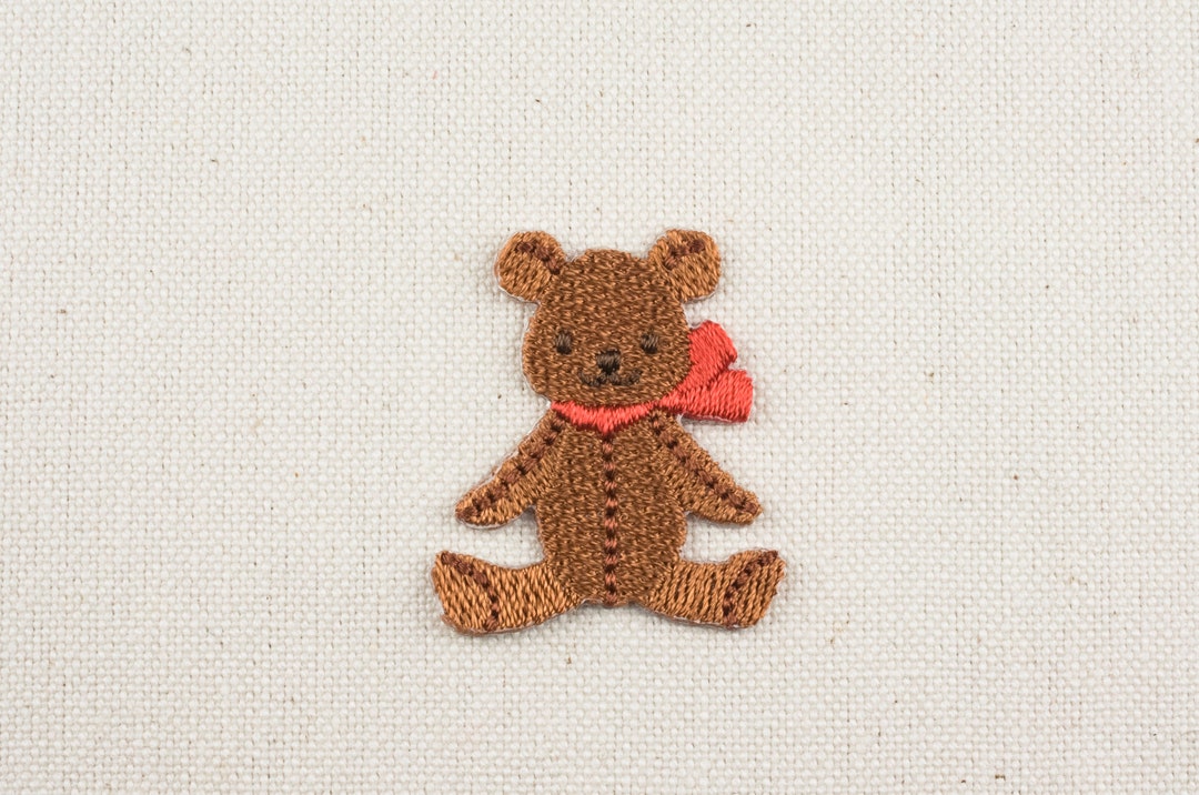 Teddy Bear Iron on Patch Embroidery Decorative Applique Embroidered ...