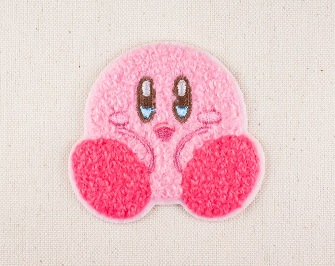 Smile Kirby Iron on Patch Embroidery Decorative Applique DIY Japan ...