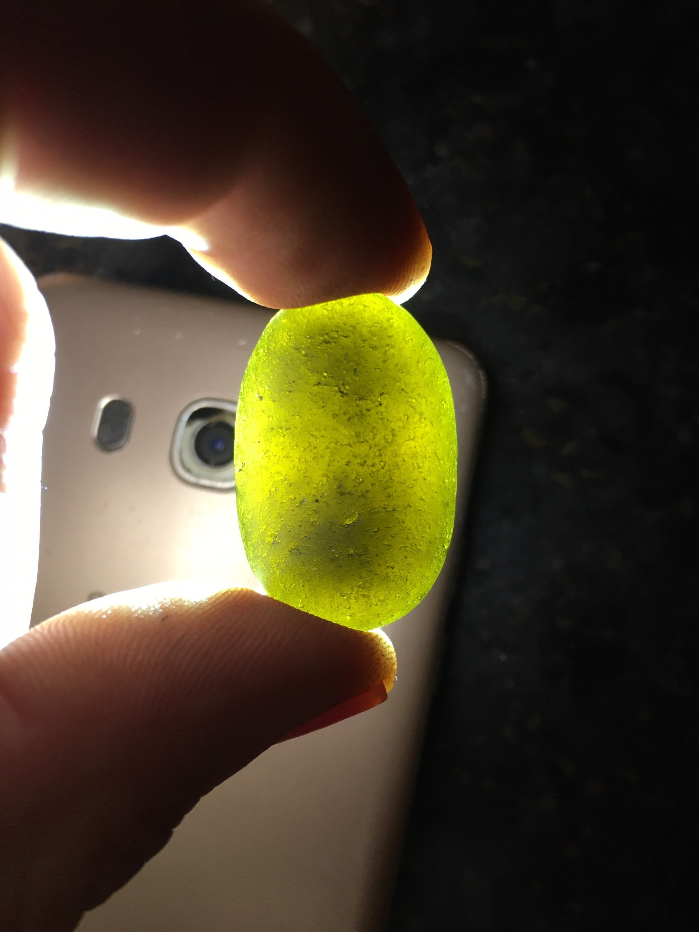 6 Large Pirate Glass /black Glass/ Secret Glass of Various - Etsy