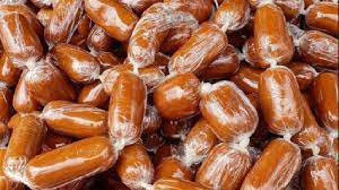 50 Pieces of Ghana Kube Toffee/nigerian Baba Dudu/coconut Candy ...