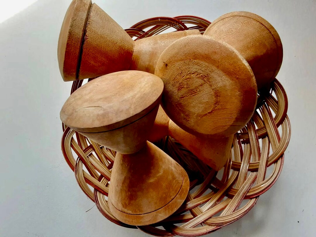 African Wooden Grinder tapoli:a Set of Three3 - Etsy
