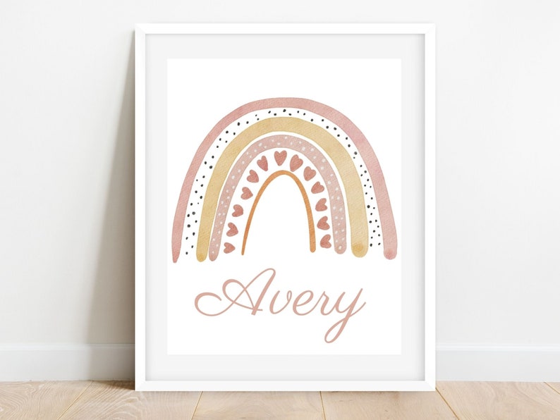 Set of 3 Rainbow Prints Rainbow Nursery Art Rainbow Wall Art, You Are ...