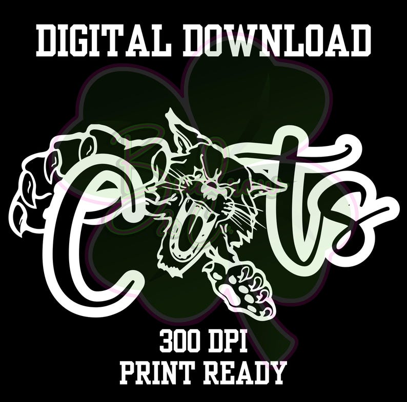 Wildcats Paw Print PNG Bundle: Kentucky Fan Design (digital Download ...