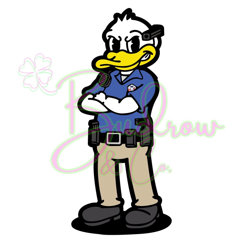 Police Duck PNG Digital Download - Etsy