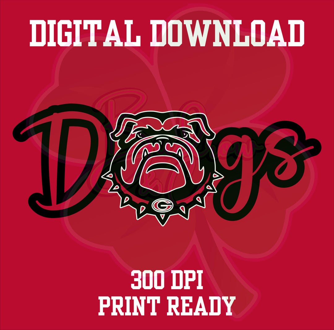 Georgia Bulldogs PNG | Dogs Bulldog Head Digital Download | Football ...