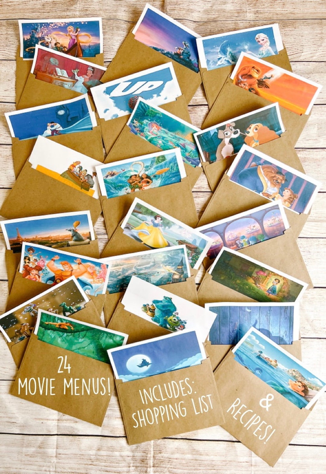 24 Movie Menus - Etsy