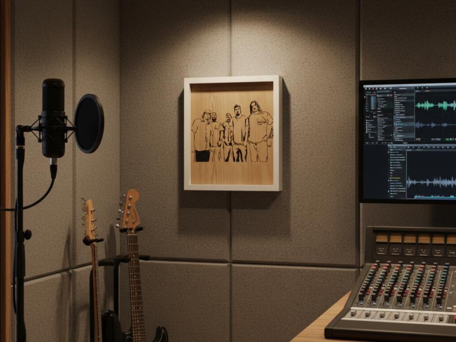 Deftones Svg Png Pdf Jpg – Band Portrait Stencil for Scroll Saw & Laser ...