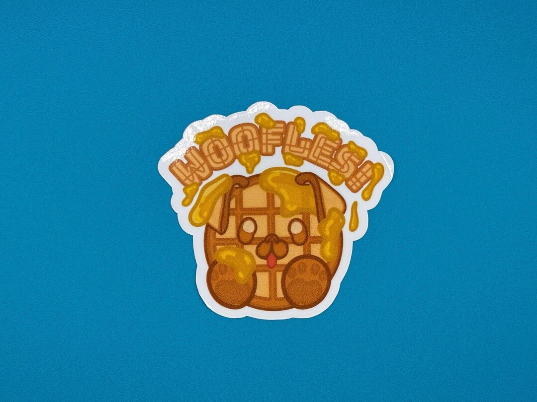 Woofles W/ Words Sticker - DISHWASHER SAFE! - Etsy
