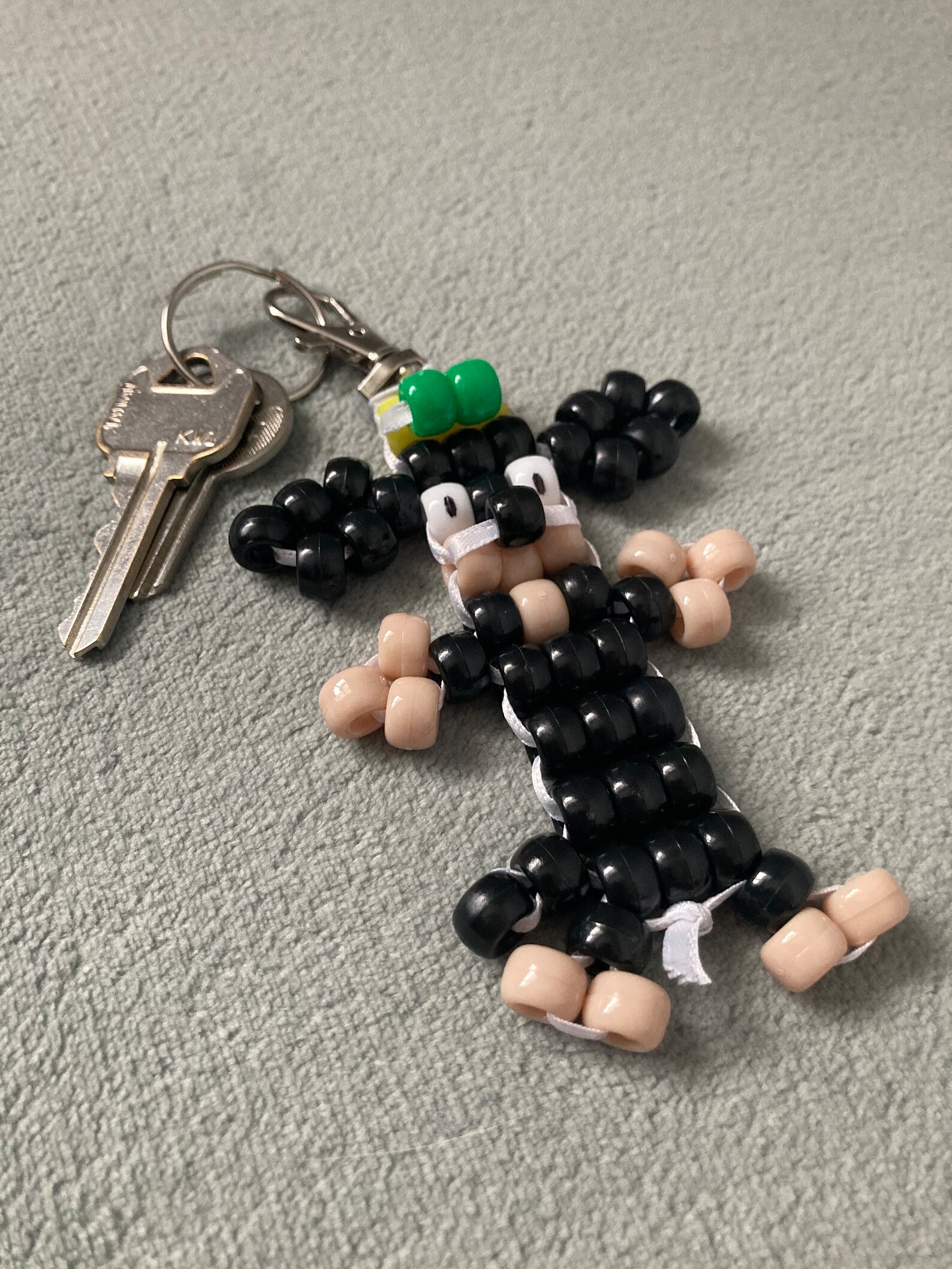 Bluey Inspired Beaded Keychain - Etsy