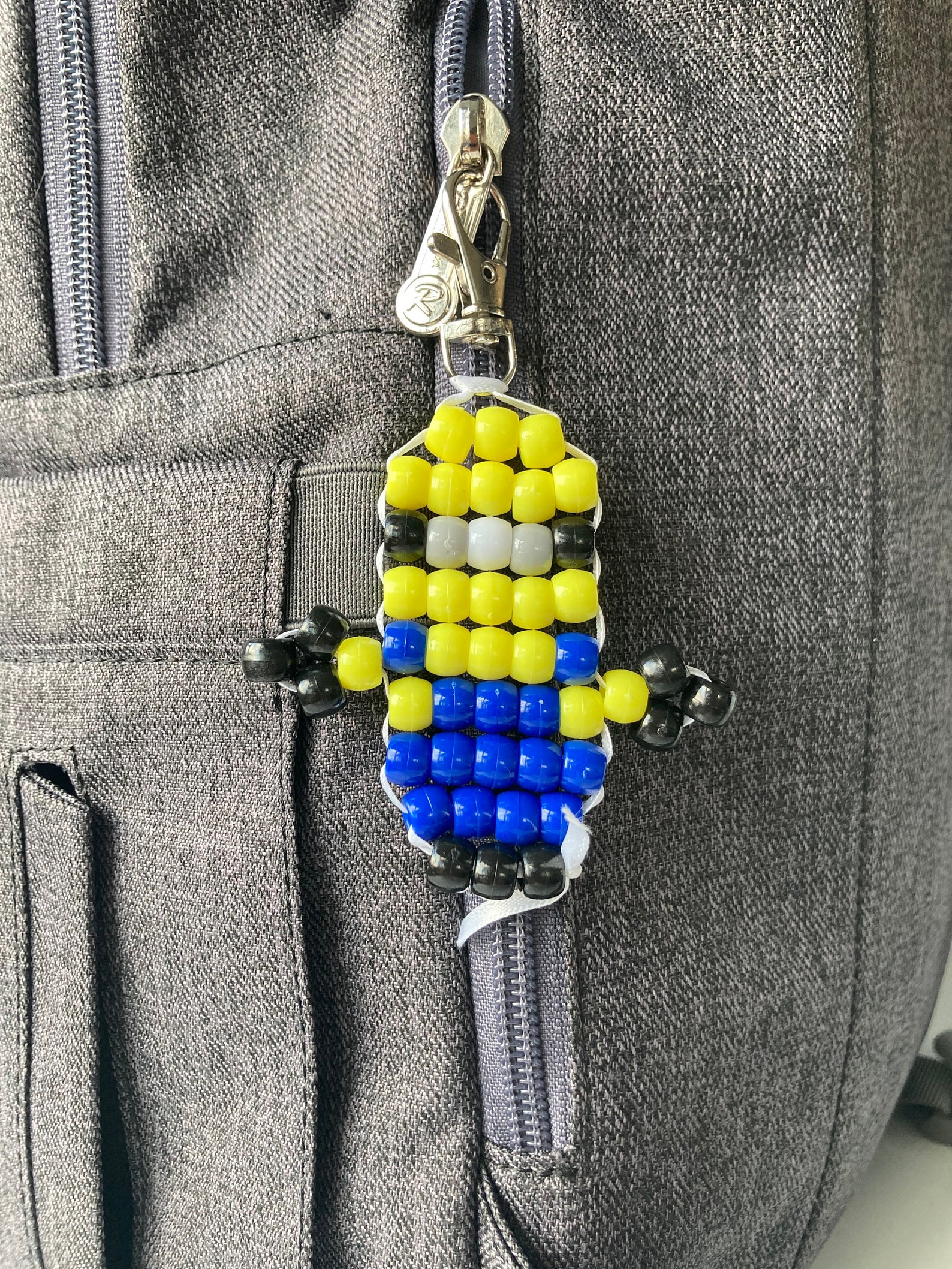 Despicable Me Inspired Beaded Keychain - Etsy
