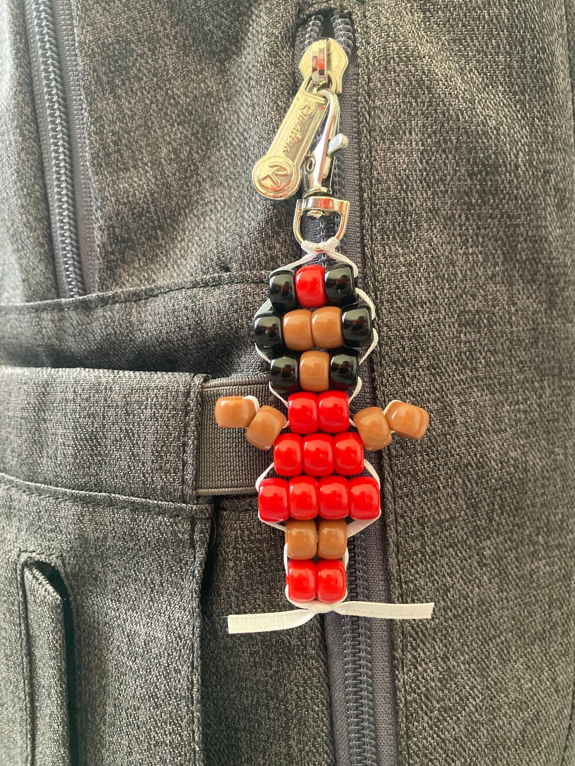 Custom Beaded Girl Keychain - Etsy