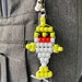 Baby Shark Inspired Beaded Keychain - Etsy