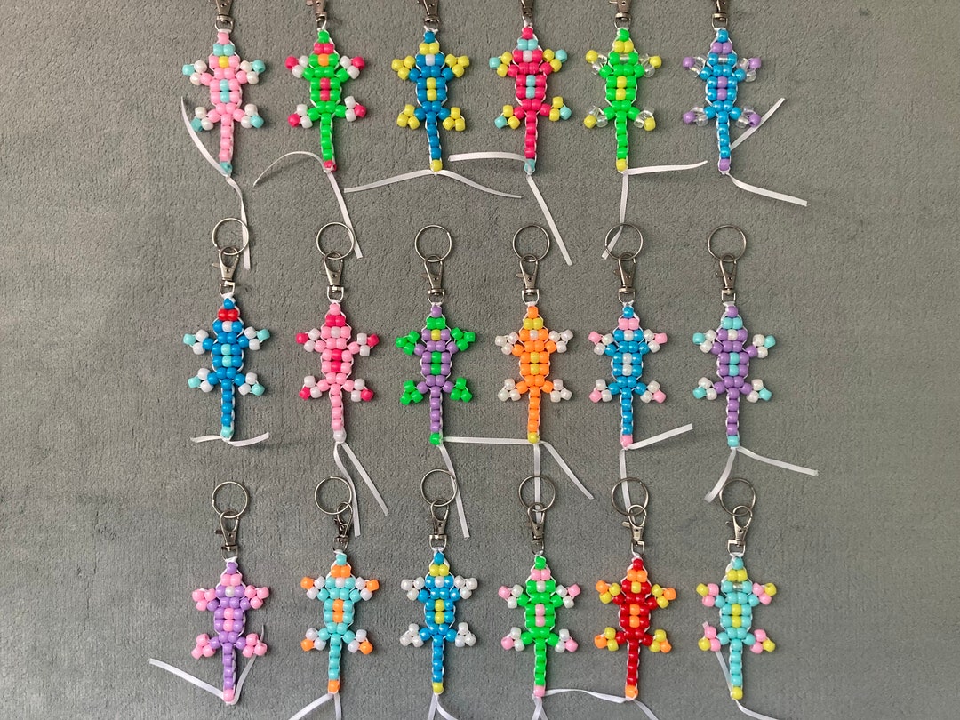 4-color Custom Lizard Keychain - Etsy