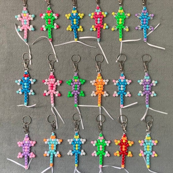 Lizard Keychain - Etsy