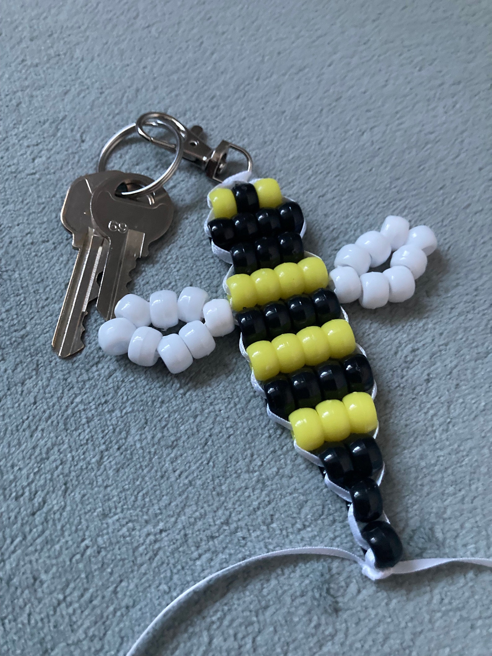 Bead Animal Keychain - Etsy