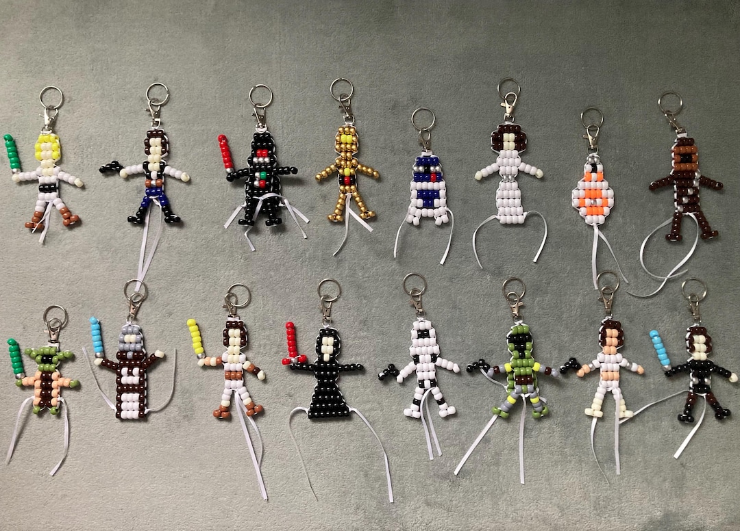 Galactic Beaded Keychain Patterns Digital Download - Etsy