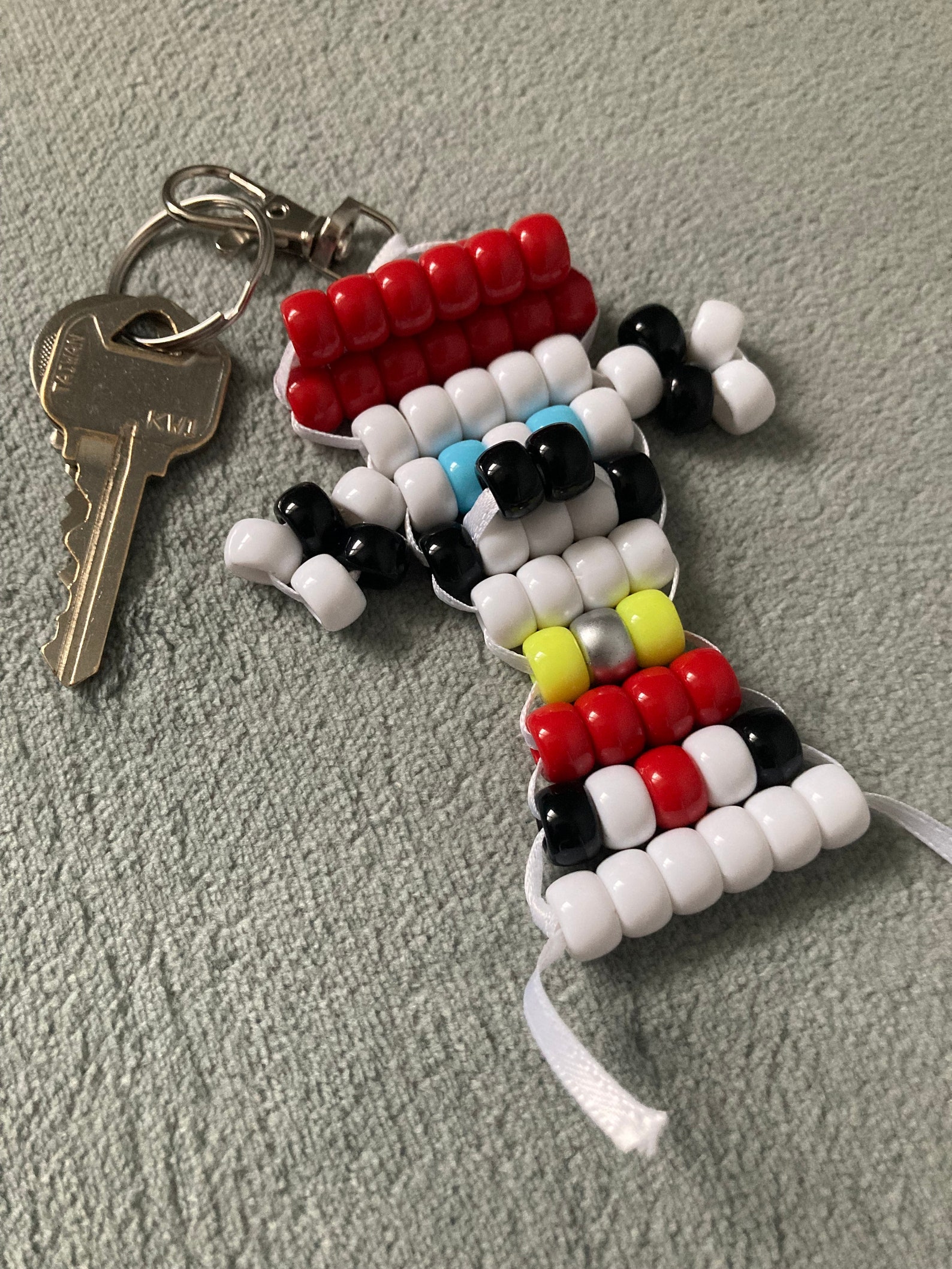Paw Patrol Inspired Beaded Keychains - Etsy