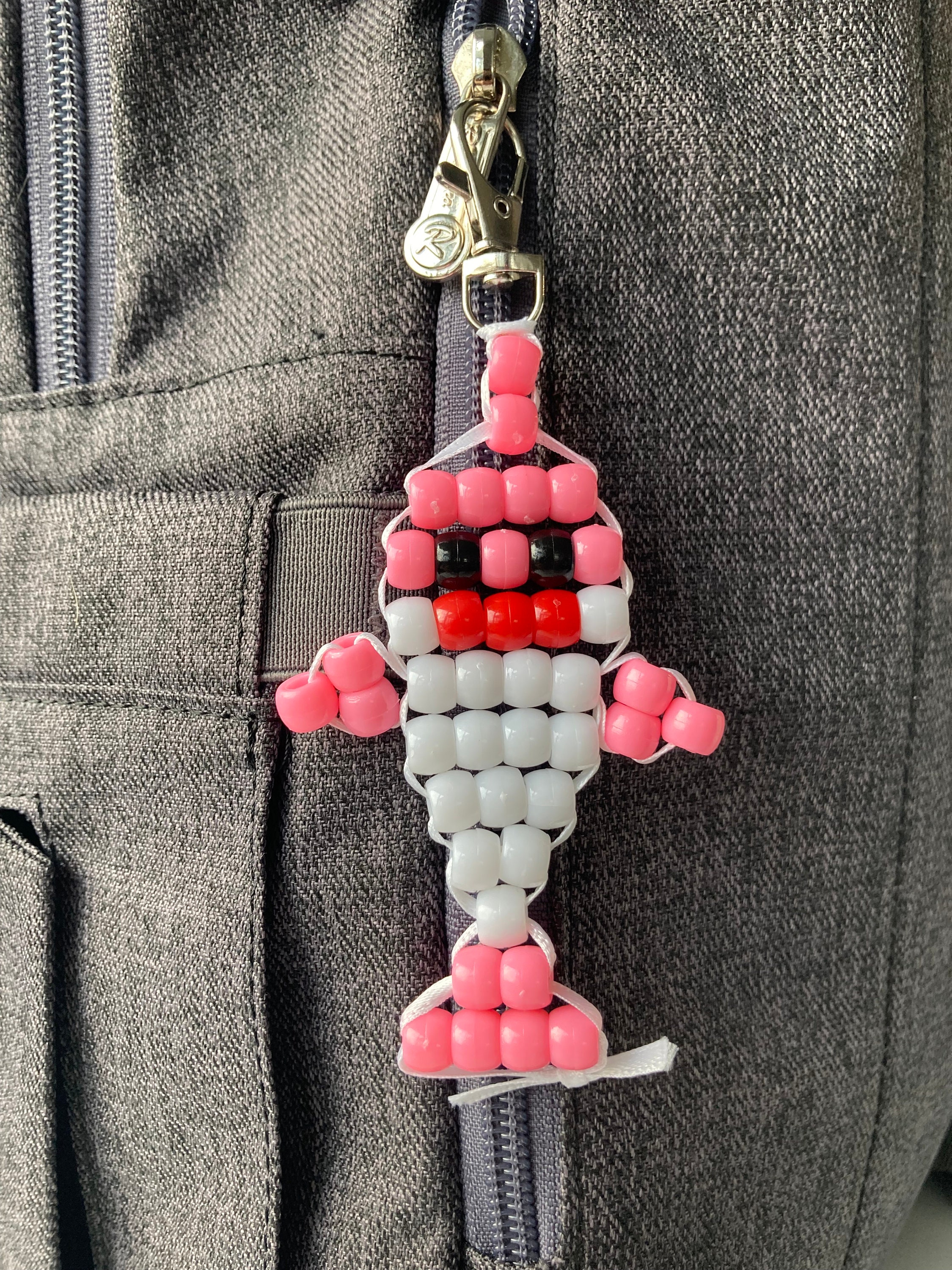 Baby Shark Inspired Beaded Keychain - Etsy