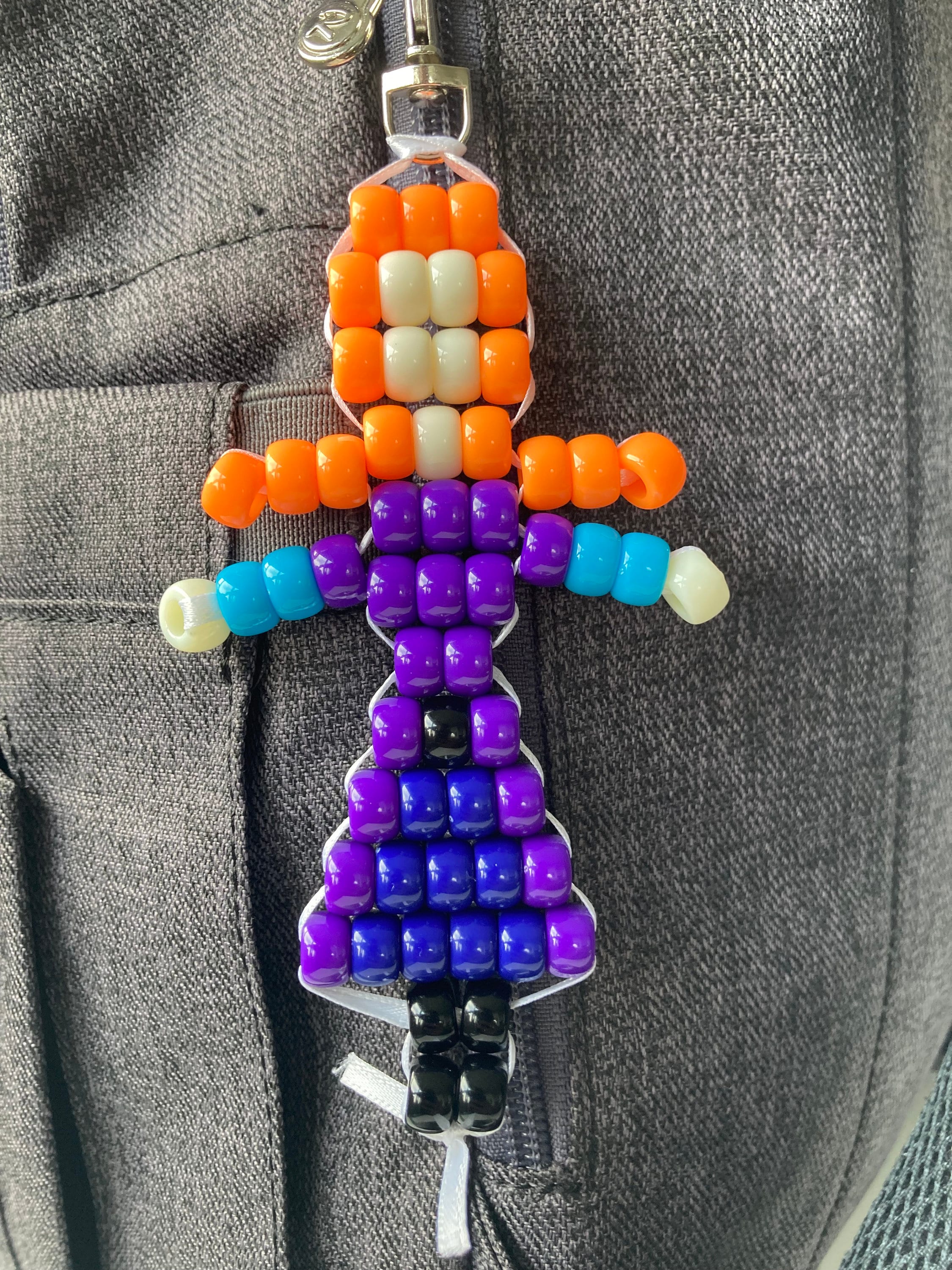 Frozen Inspired Beaded Keychain - Etsy