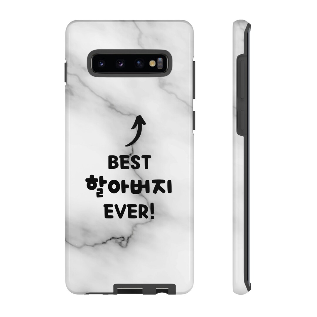 Best Haraboji Korean Grandfather on Marble iPhone or Samsung Cases for ...