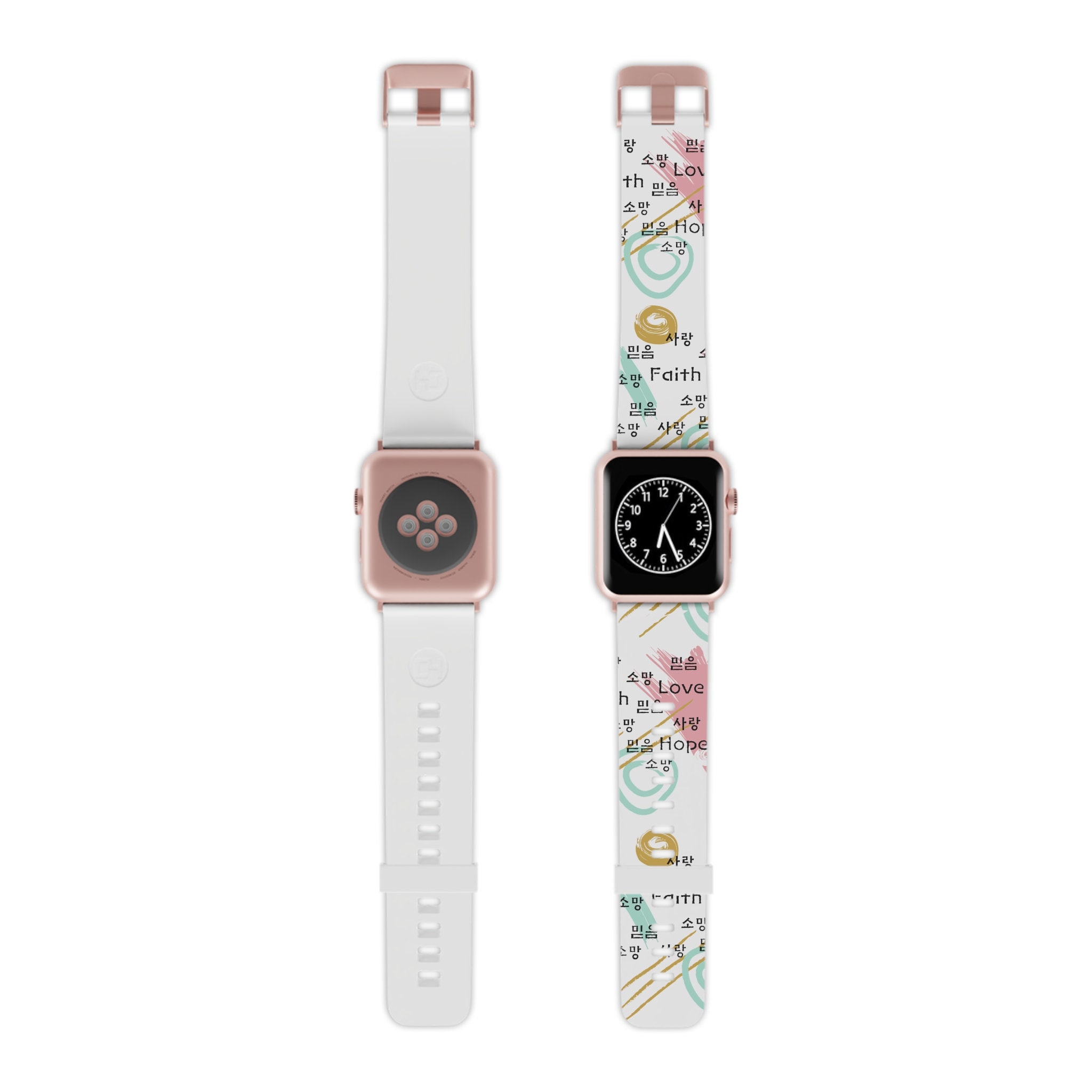 Faith Hope Love in Korean Watch Band for Apple Watch - Etsy