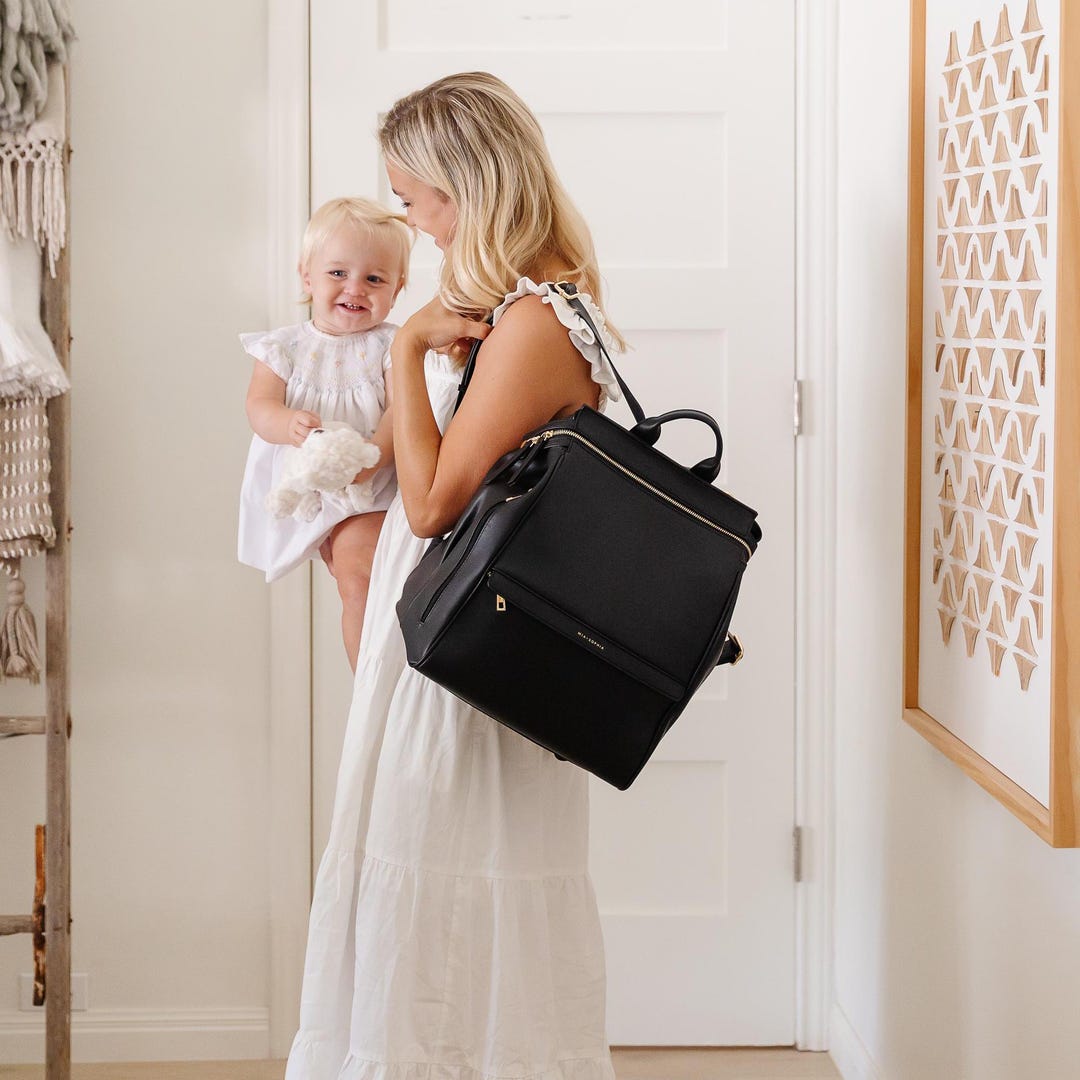 Diaper Bag Backpack: Designer Baby Bag With USB Port and Matching ...