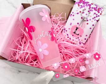 Gift Box for Her, Personalised Gift, Cold Cup, Personalised Cold Cup ...