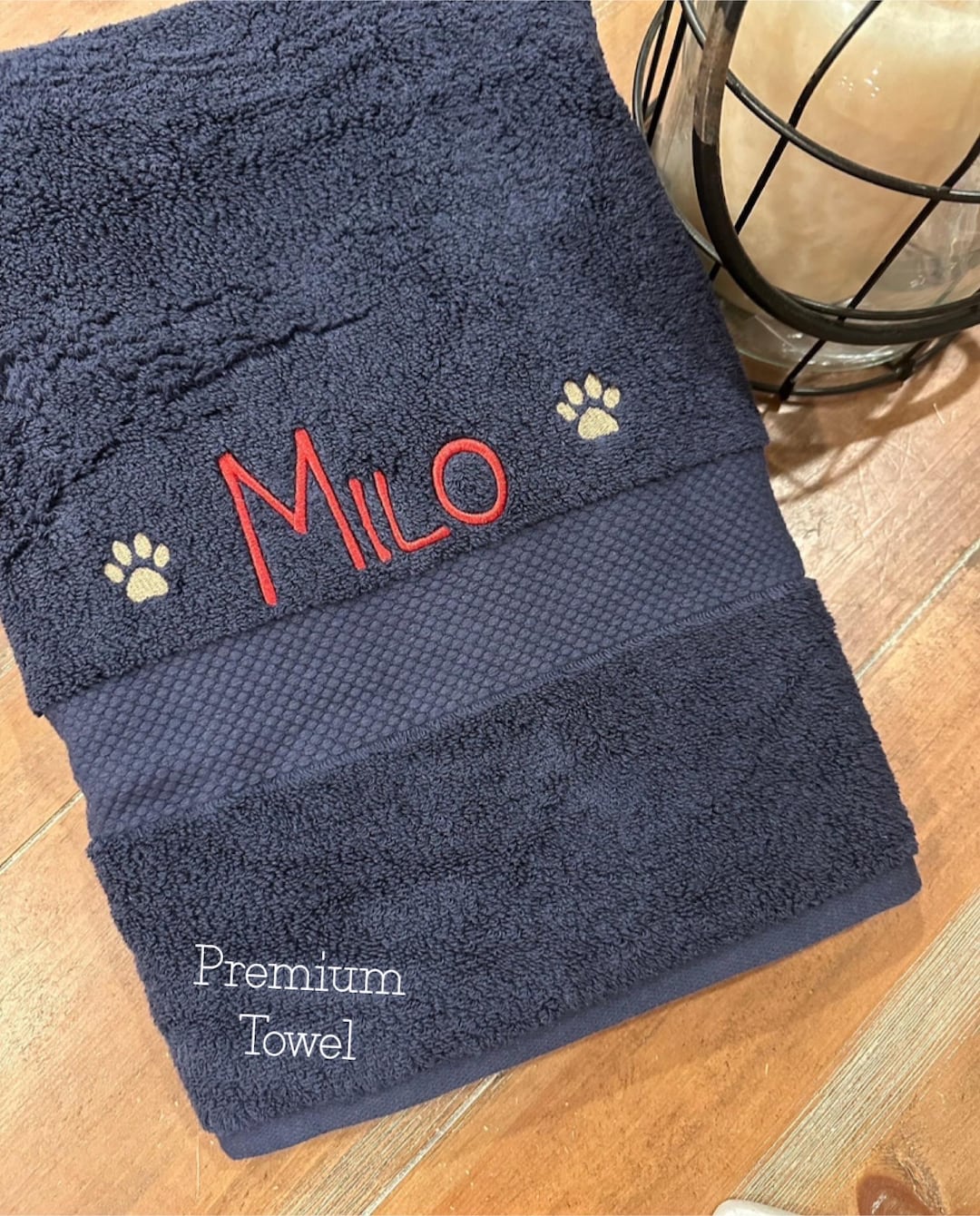 Personalized Dog Towel: Custom Embroidered Pet Bath Towel - Etsy