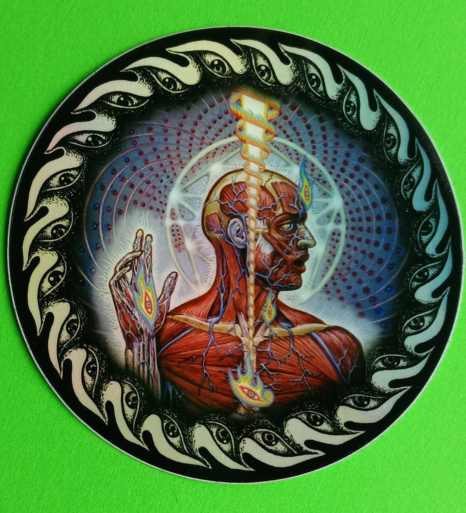 Tool band holographic rainbow foil sticker pack | Etsy