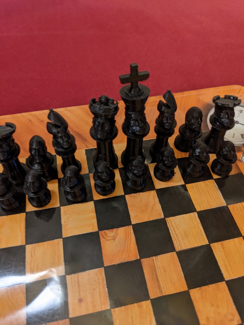 The Rock Chess Set 3D Printed Figures - Etsy New Zealand