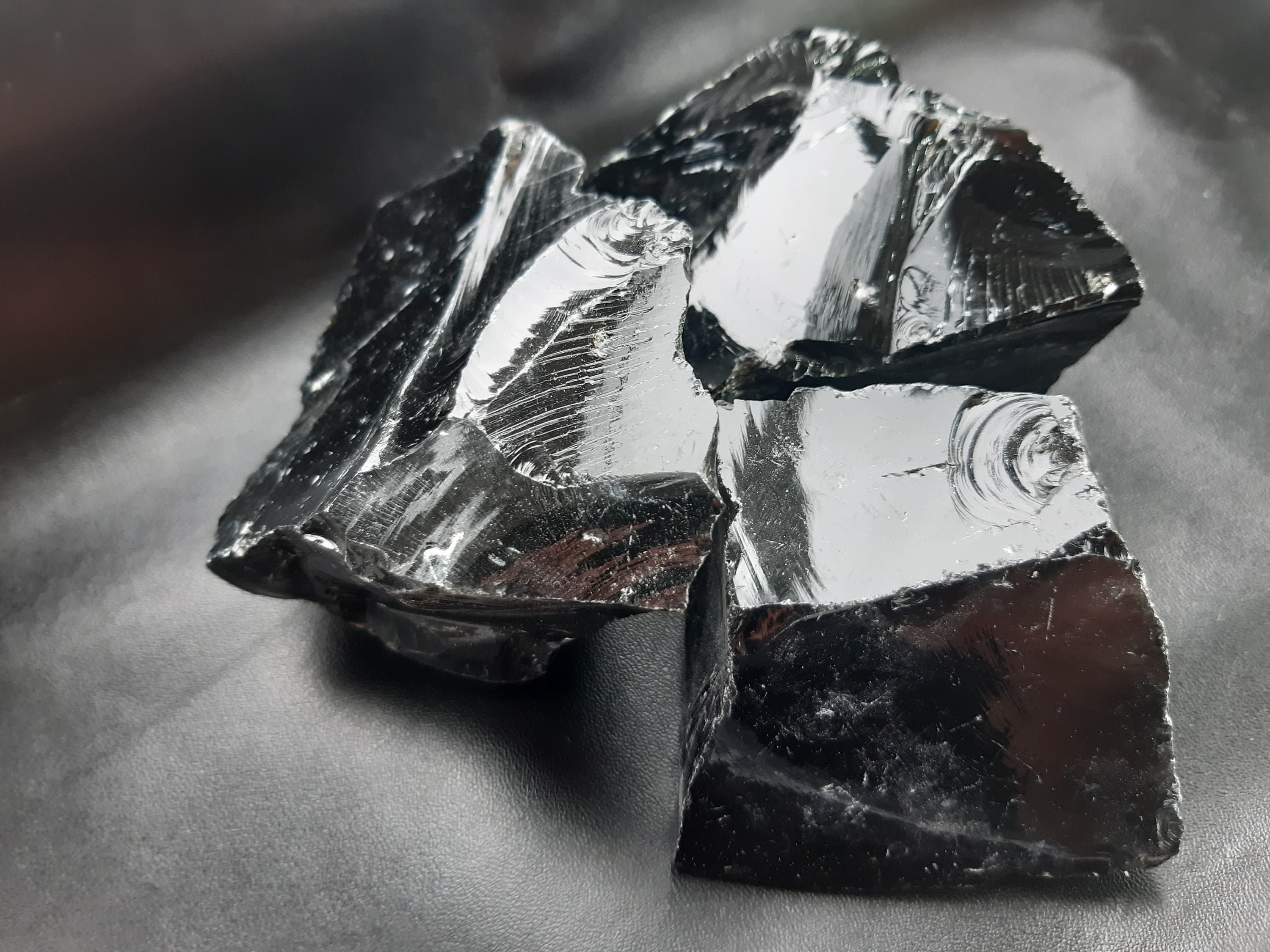 Large Black Obsidian Chunk | Etsy