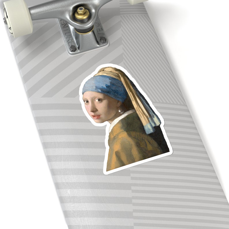 Girl With a Pearl Earring - Vermeer Masterpiece Sticker | Art History ...