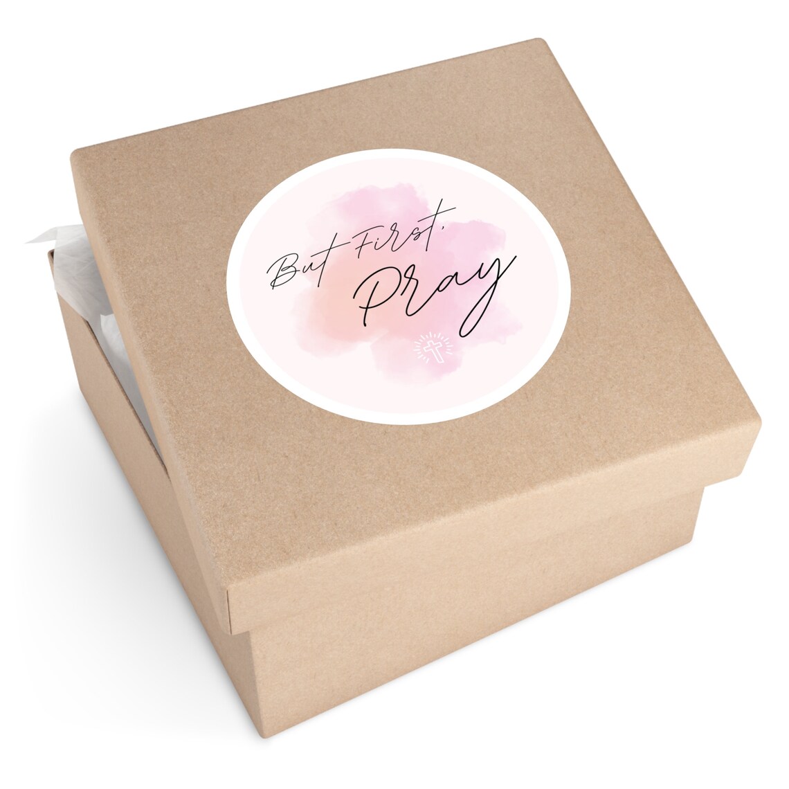 But First, Pray Vinyl Sticker | Round, Indoor\outdoor | Available in ...